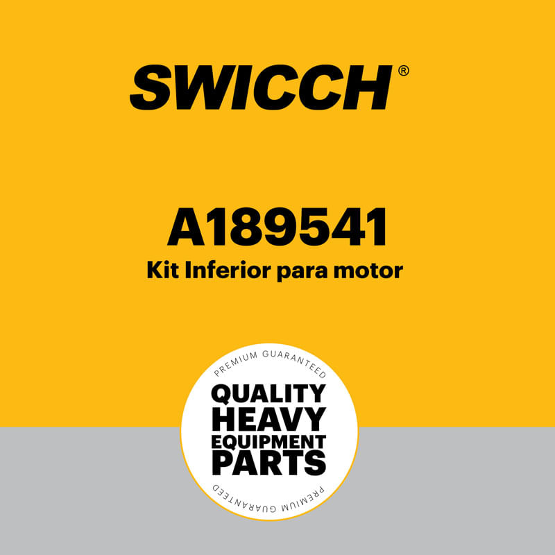 A189541 - Kit Inferior para motor de equipo Case® - CADECO REFACCIONES