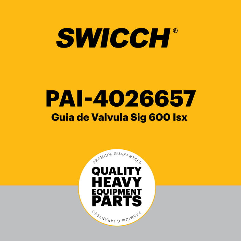 PAI-4026657 - Guía de Válvula Sig 600 Isx - CADECO REFACCIONES