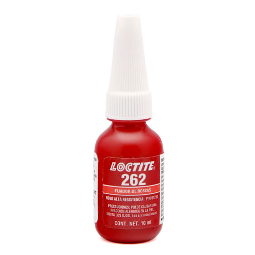 Loctite® 490181 - 262TM Fijador de Roscas, Resistencia Alta Botella 10 ...